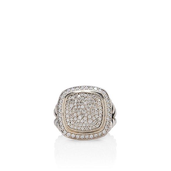 David Yurman | Jewelry | David Yurman Pave Diamond Albion Ring Size 7 2 ...